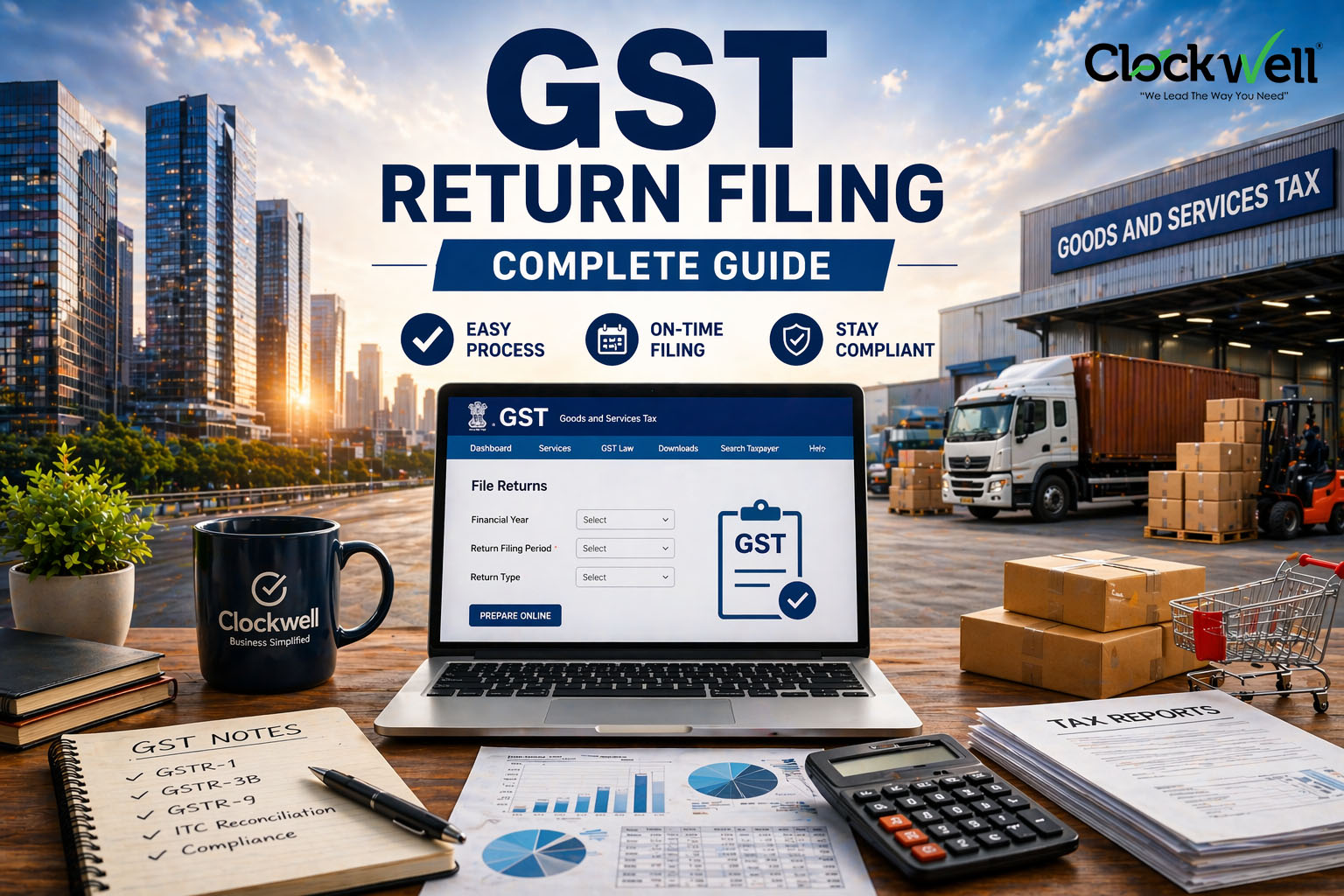 How to File GST Returns Online – Step-by-Step Guide - Clockwell Blog